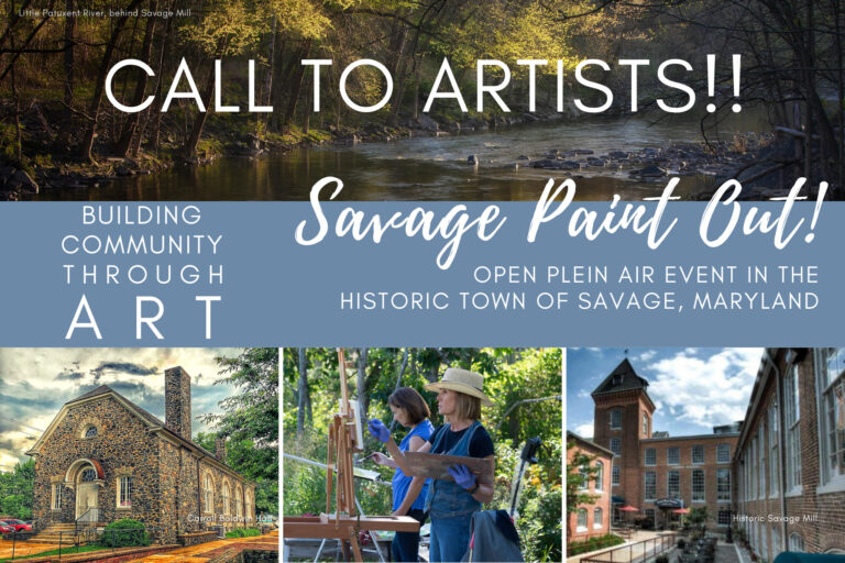 Call to Artists: Savage Paint Out 2023 - Savage Mill